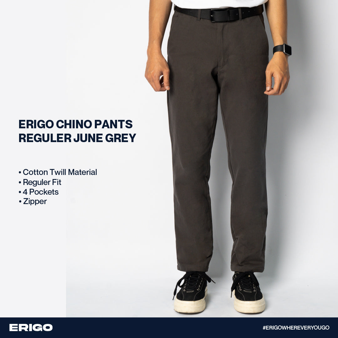 Erigo Chino Pants Reguler June Grey – ERIGO